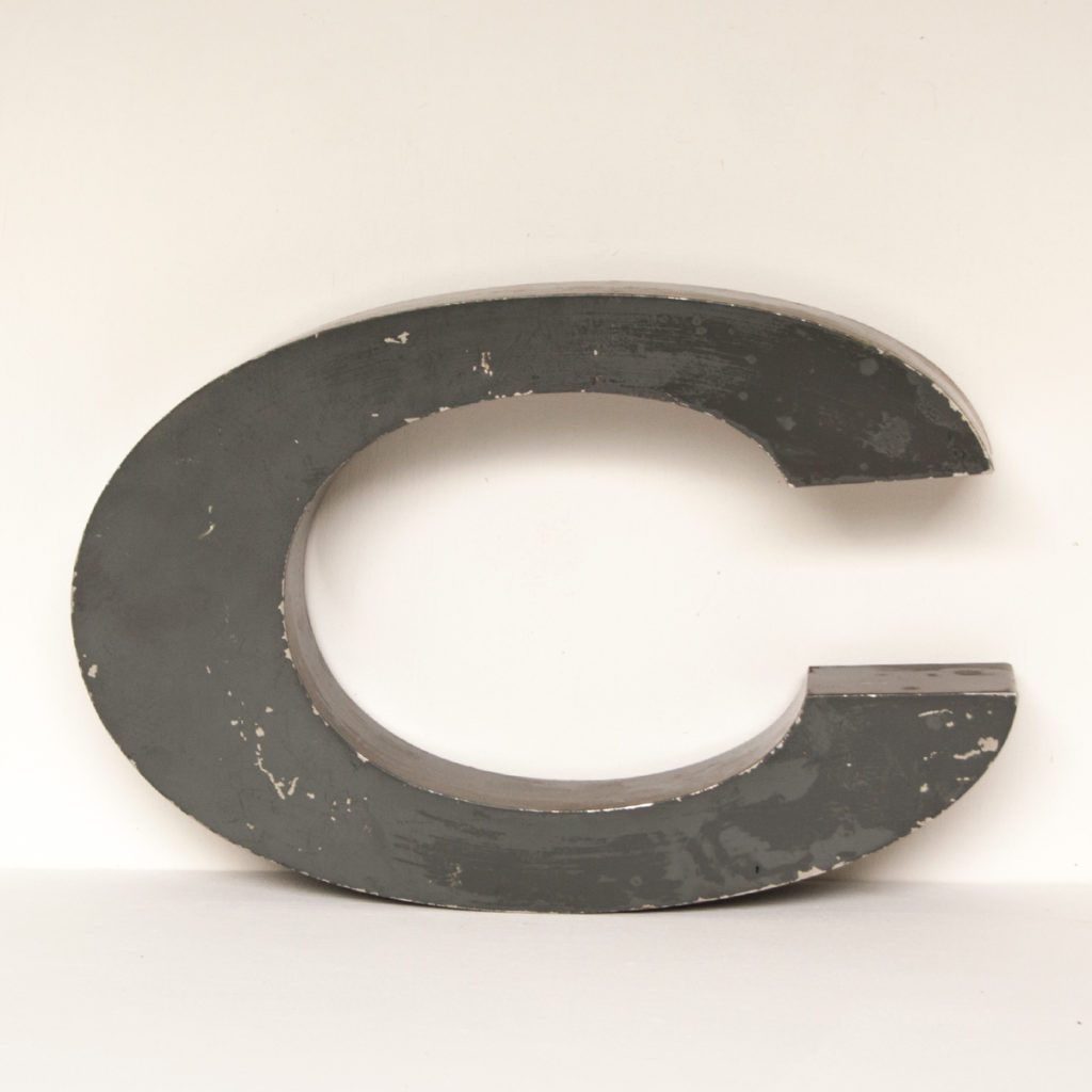 Reclaimed Gold Resin Letter C – Vintage Matters