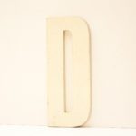 Reclaimed Black Resin Letter D – Vintage Matters